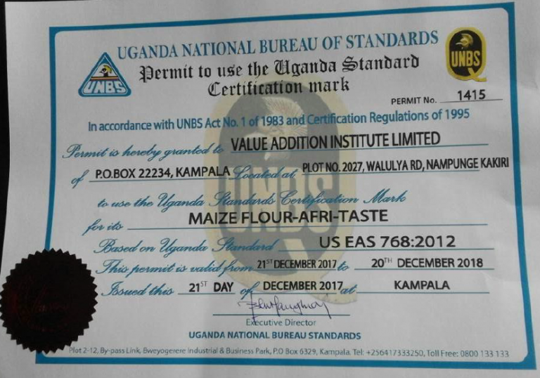 ARF funded products win Quality Mark in Uganda - Food & Business ...